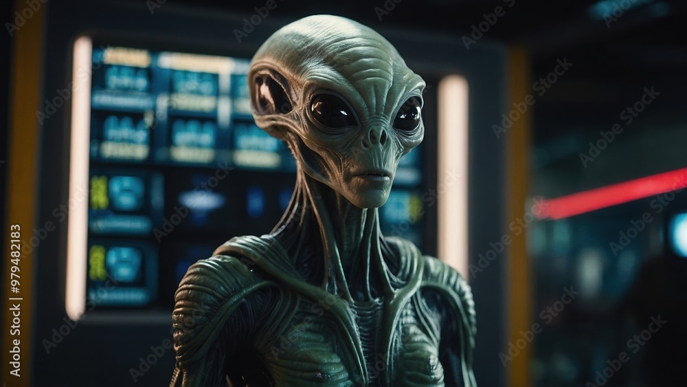 Mysterious alien craft captured making a dramatic entrance in the ...