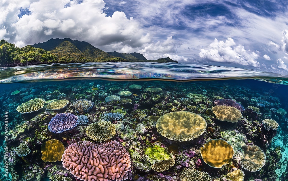 Vibrant Life in a Healthy Coral Reef Ecosystem - Diversity of Marine ...