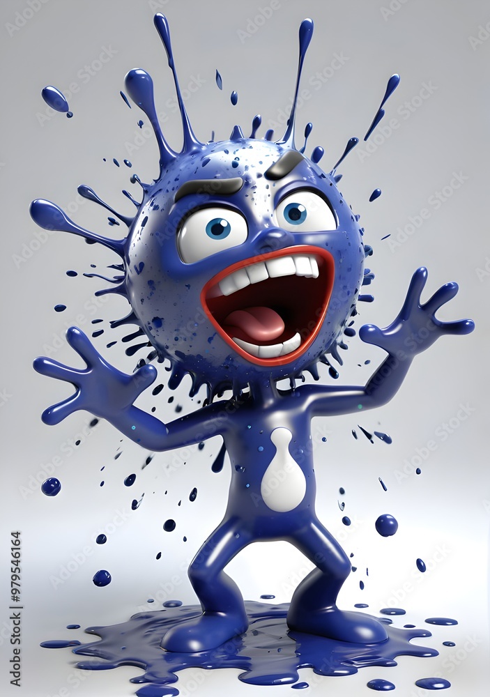 hyperactive mercury character that’s splashing everywhere. His body is ...