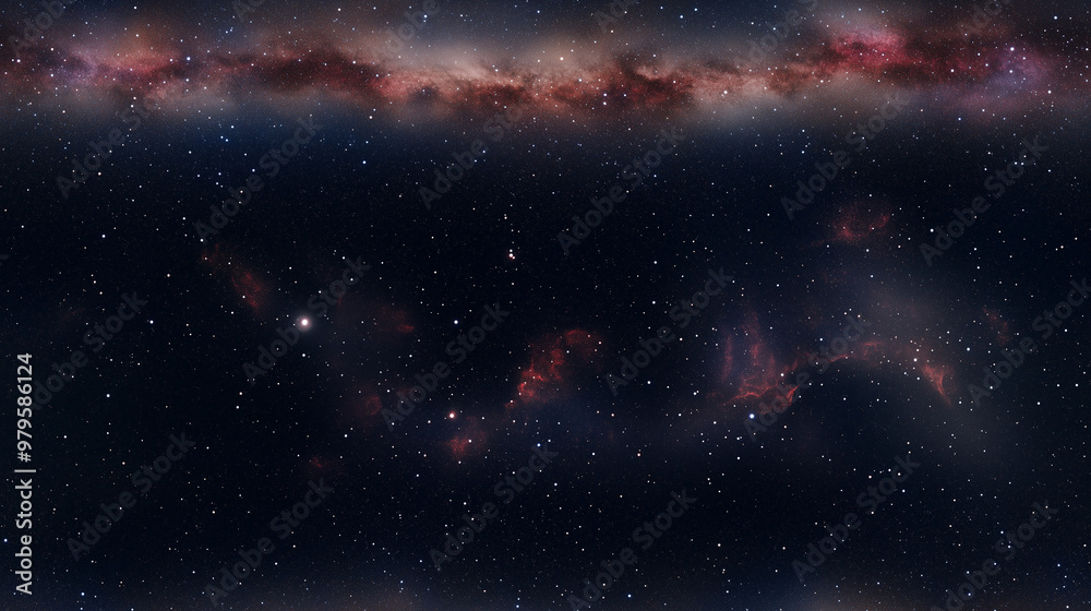Milky Way Band: Seamless design of the Milky Way band stretching across ...