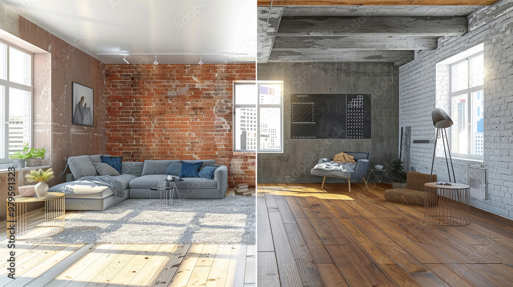 Transformation of an Apartment: Before and After Renovation Comparison ...