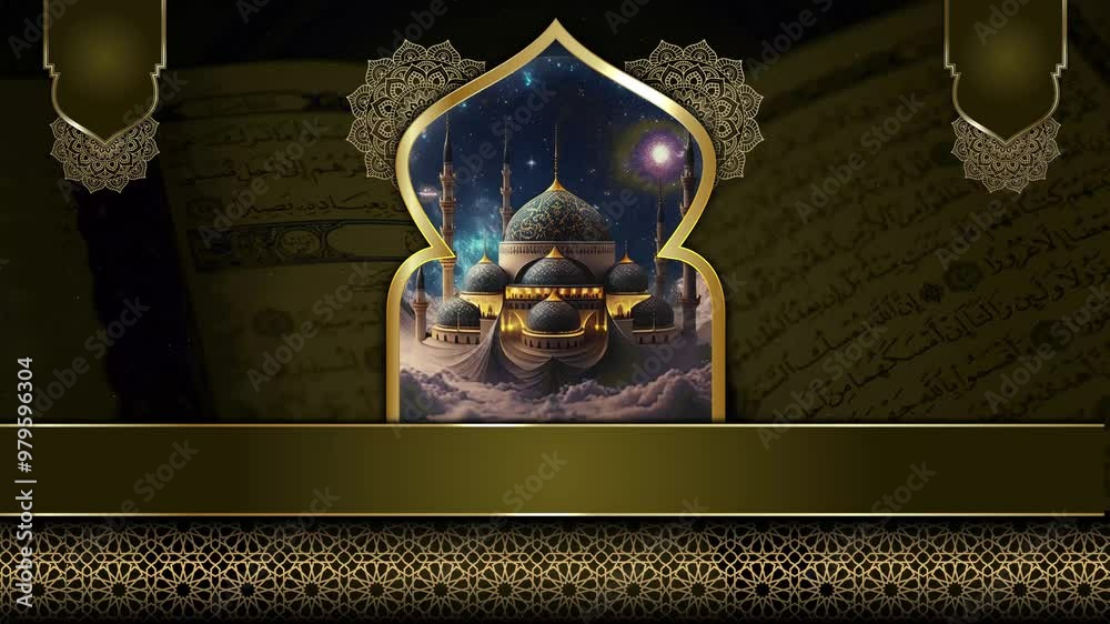 luxury arabic islamic Background , muslim design for Holy Quran ...