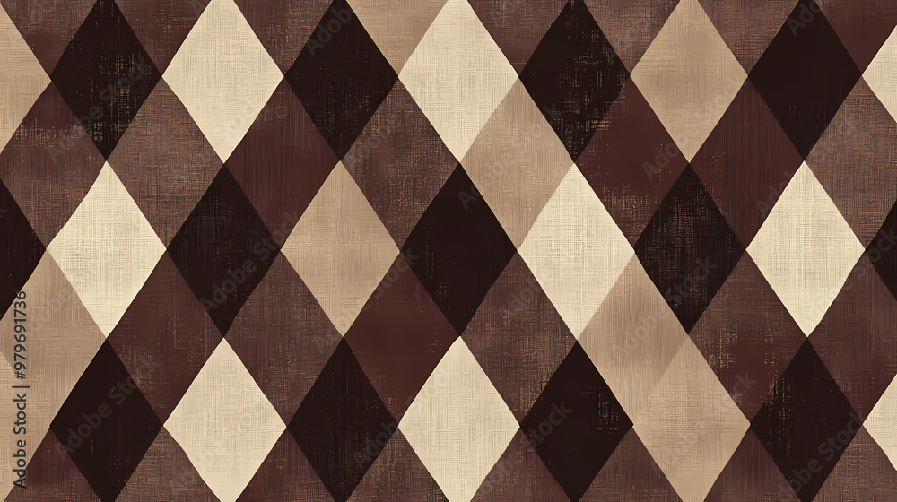 Argyle fabric pattern with subtle, monochromatic diamond shapes in ...
