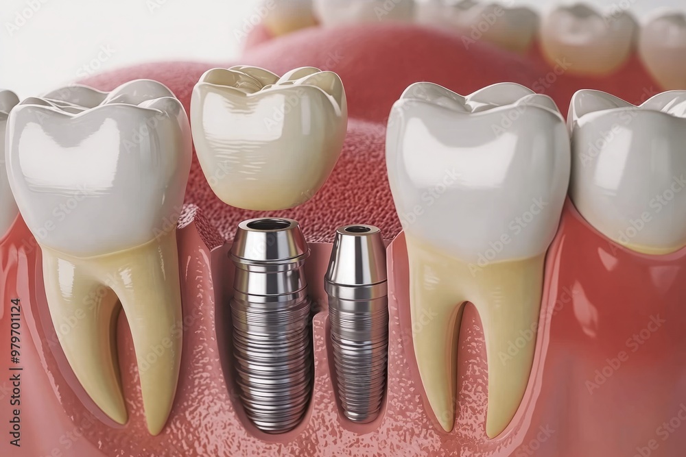 Dentist performing precise root canal treatment, removing infected pulp ...