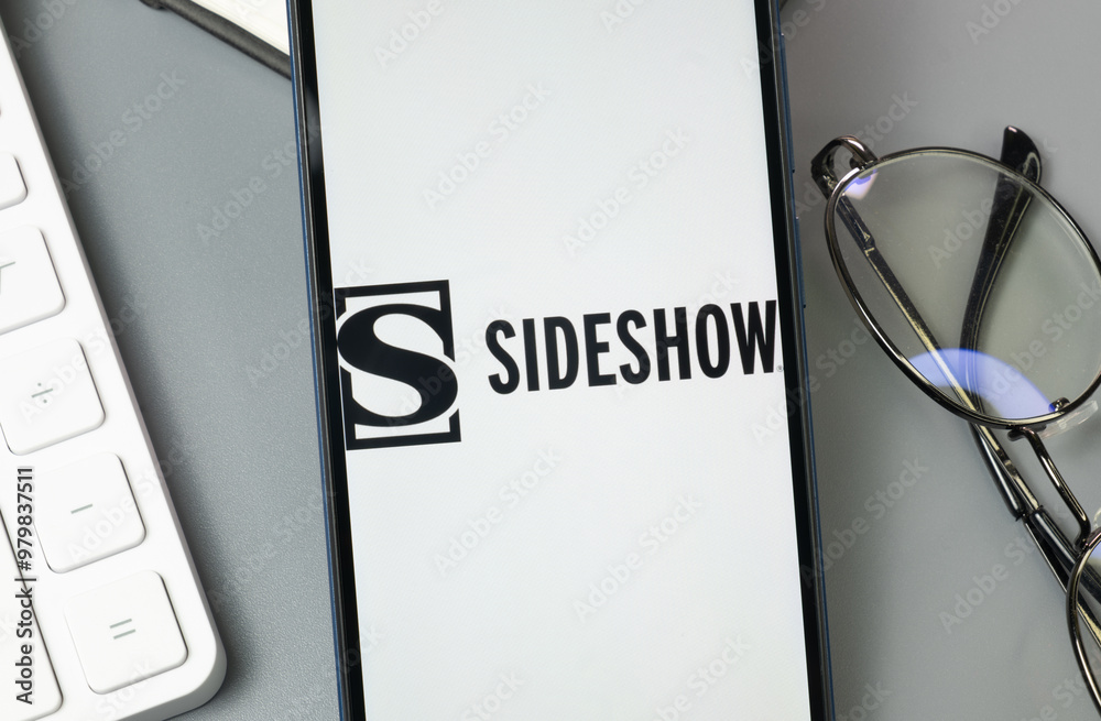 New York, USA - 30 August 2024: Sideshow Logo on Phone Screen, Company ...