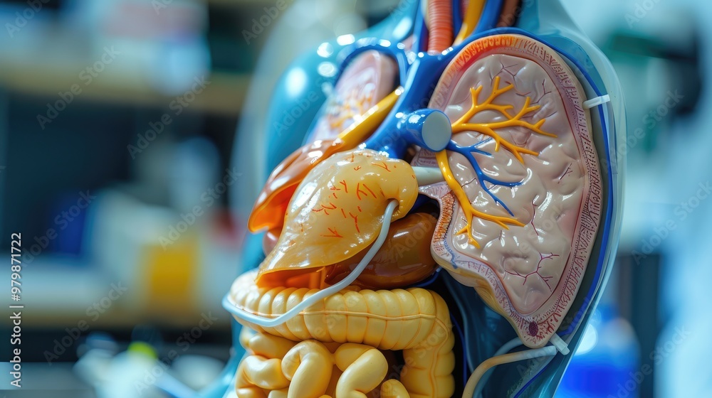 Comprehensive medical assessment of body organs with detailed visual ...