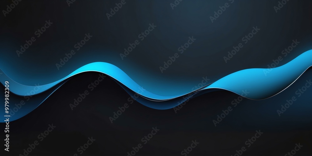 gradient black to blue top to bottom transition with smooth grainy ...