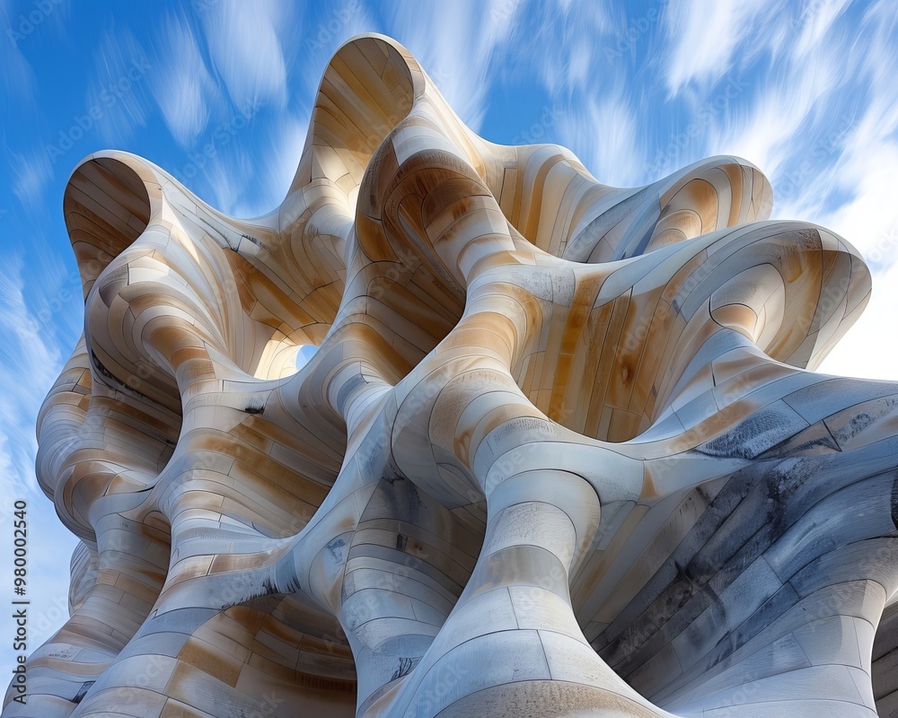 Parametric architecture of an organic resort reflecting nature s ...