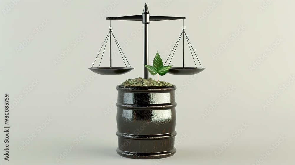 Balancing Act: Green Energy vs. Fossil Fuels. Technology,innovation ...