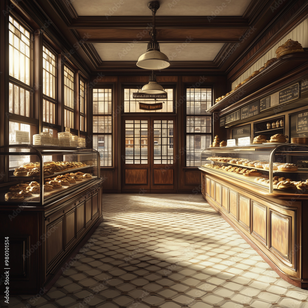 Step Back in Time: A Vacant Old-Fashioned Bakery with Hyperrealistic ...