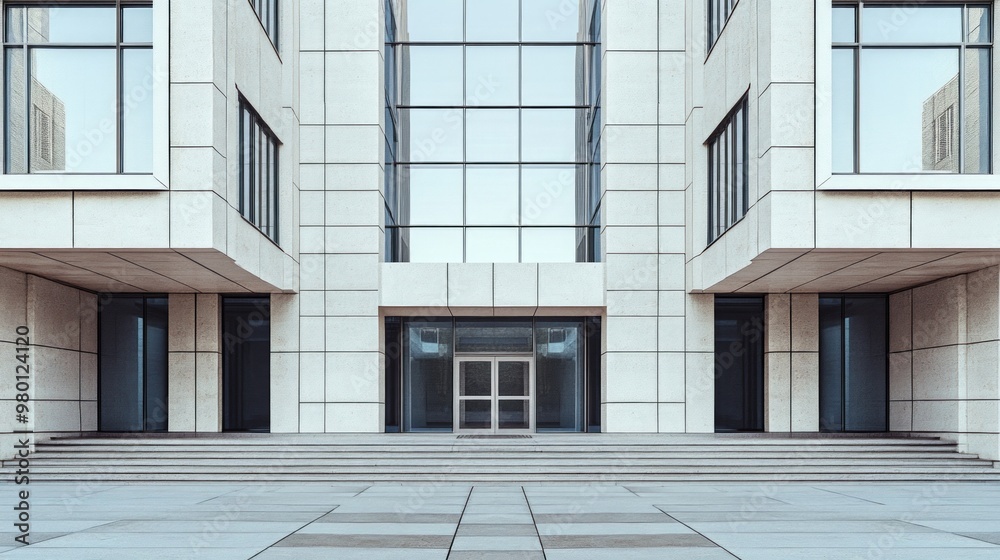 Symmetrical Facade Harmony, a striking representation of architectural ...