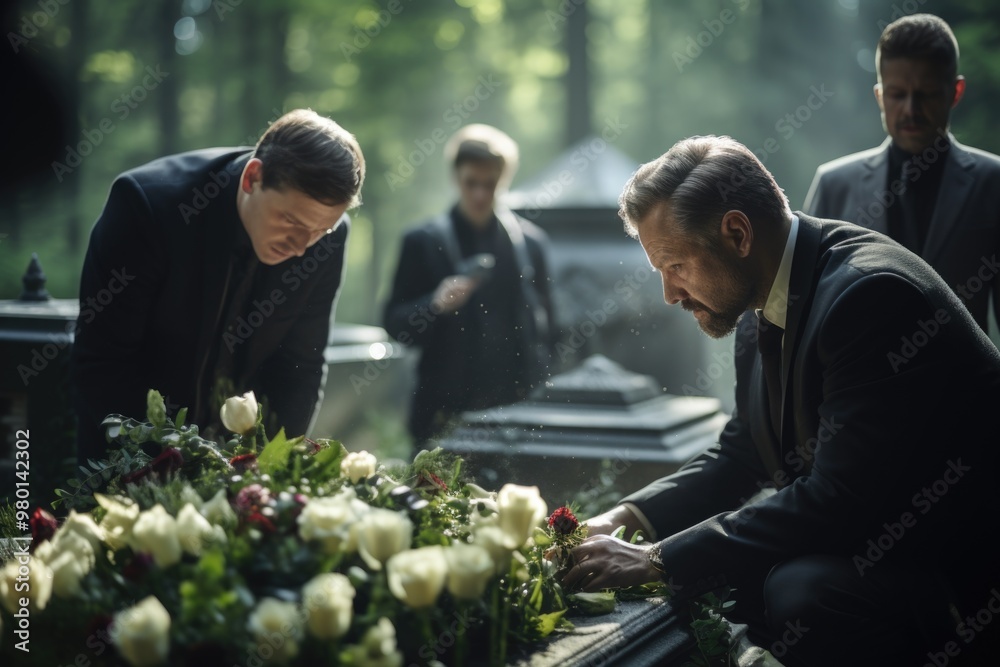 A moment of farewell, diving into the emotional depth of a funeral and ...