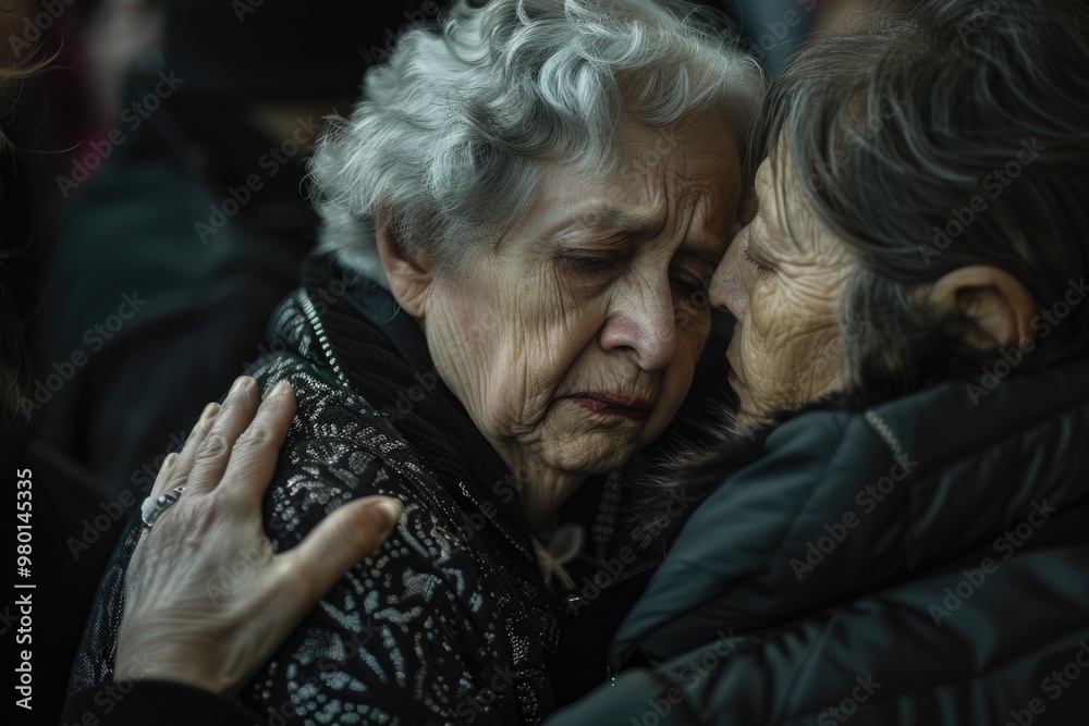 A moment of farewell, diving into the emotional depth of a funeral and ...