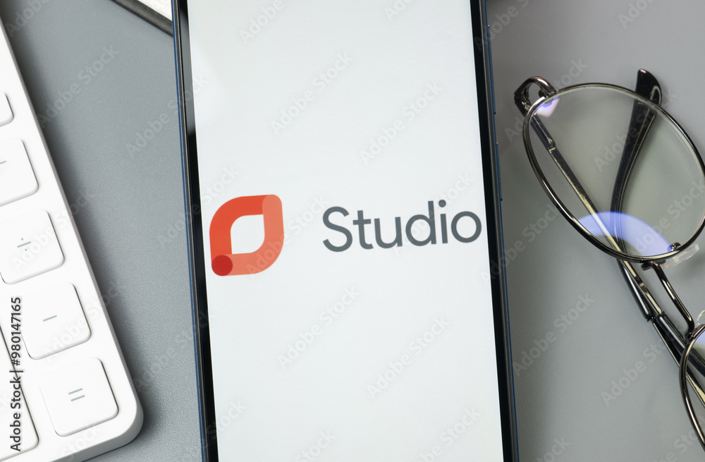 New York, USA - 30 August 2024: Google Studio Logo on Phone Screen ...