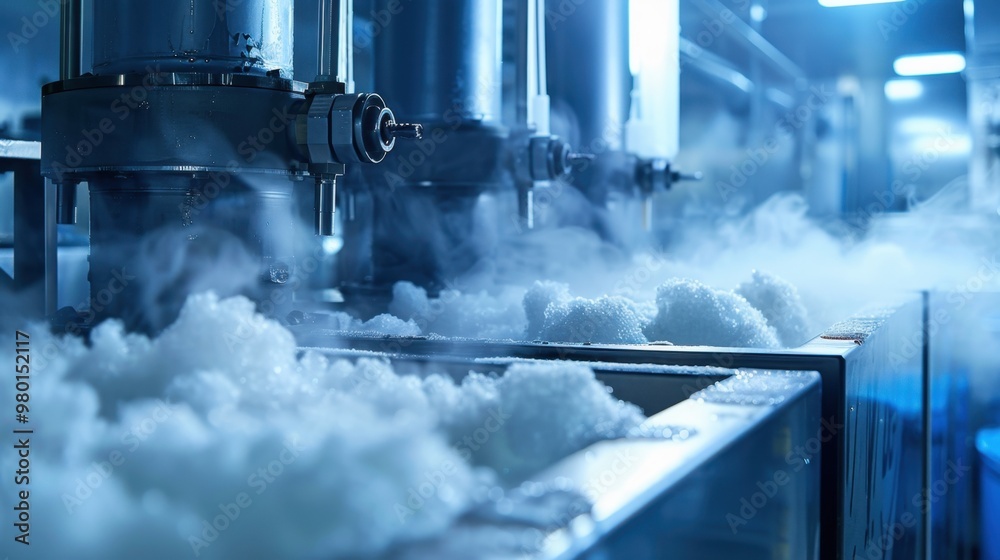 Cryogenic Food Processing: Uses extremely low temperatures to quickly ...