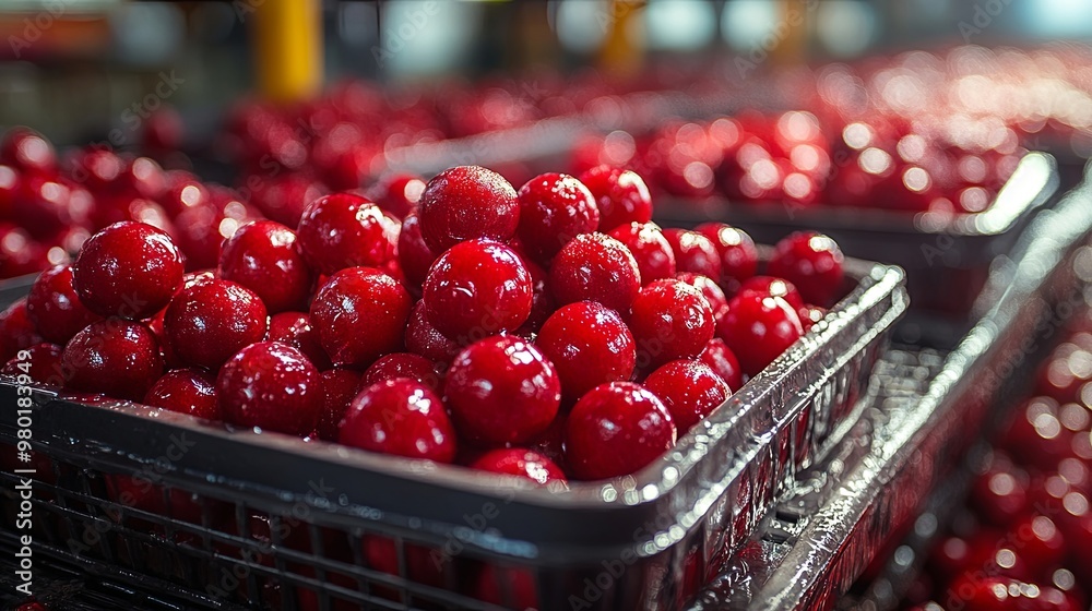 Red Ripe Coffee Cherry Washing, Cleaning, Floating and Selecting ...