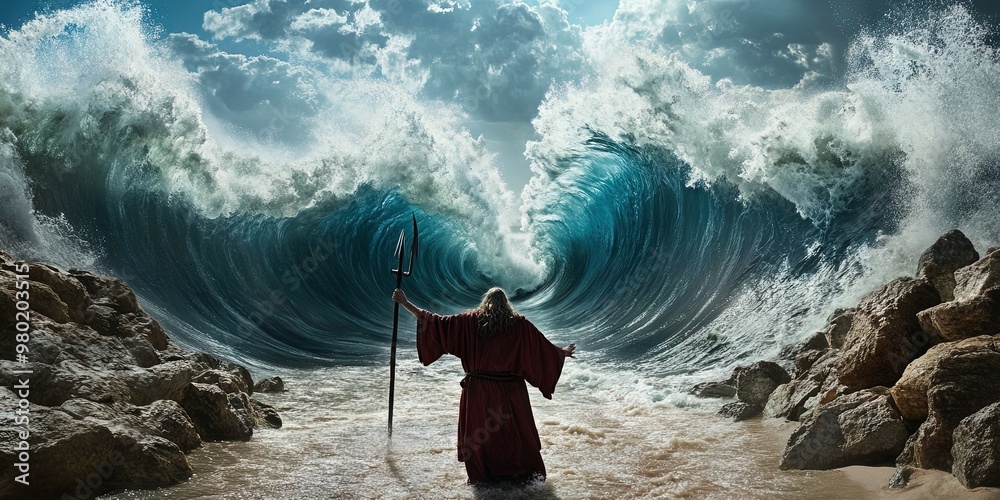 Moses Parting The Red Sea