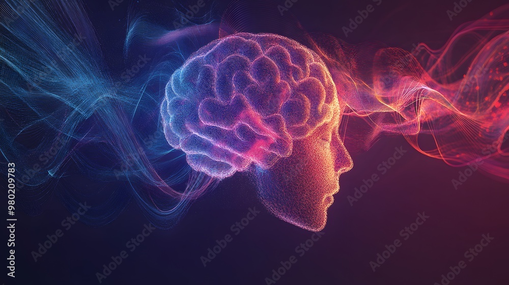 21. Artistic interpretation of brain waves and their connection to ...