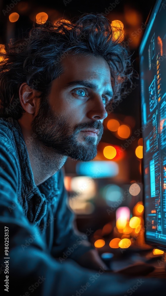 developer testing responsive design coder comparing mobile and desktop ...