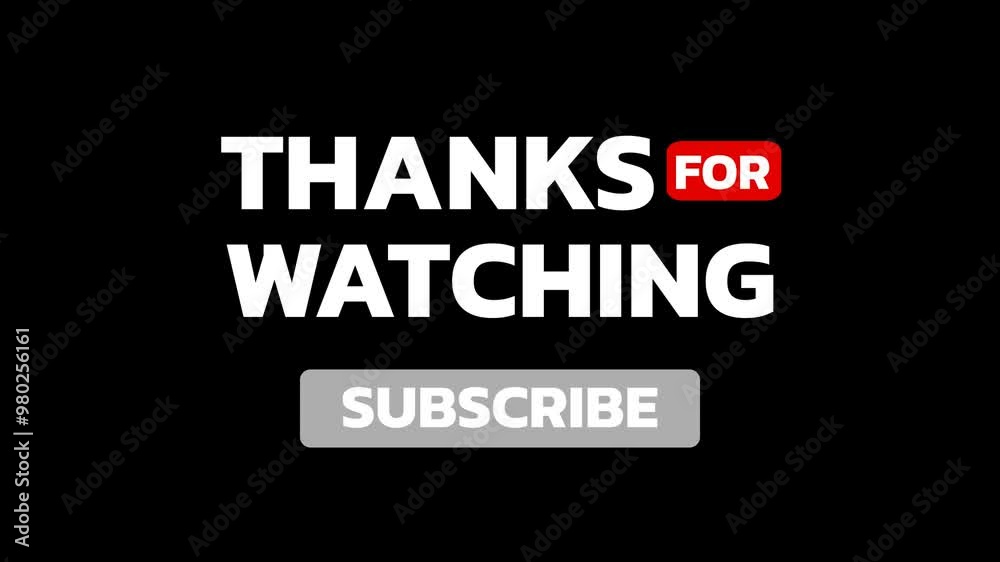 thanks for watching text motion graphics video, hand drawn effect ... thanks for watching text motion graphics video, hand drawn effect ...