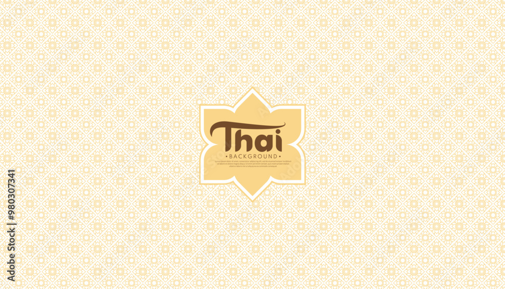 Thai pattern background. Traditional Thai patterns for covers ...