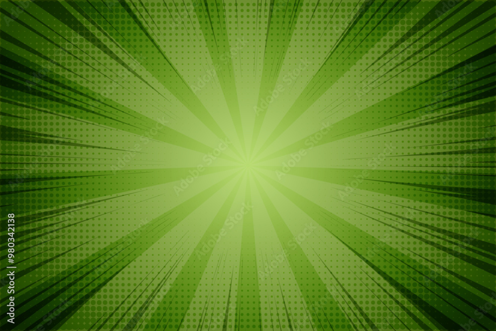 Starburst cartoon comic background. Pop art pattern with radial rays ...