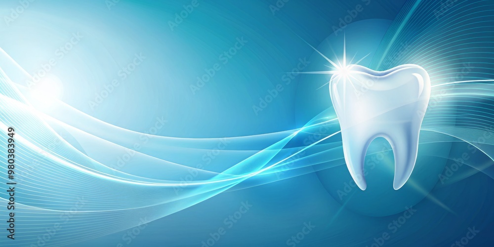 Abstract dental background with clean white space for your logo and ...