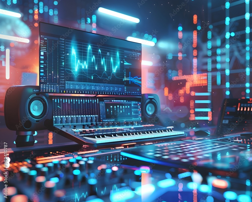 AI Enhanced Virtual Music Studio with Interactive Editing and Tools ...