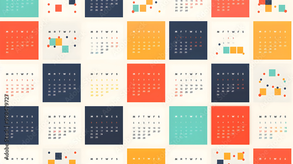 Minimalist Vector Calendar: A Clean and Functional Design for Effective ...