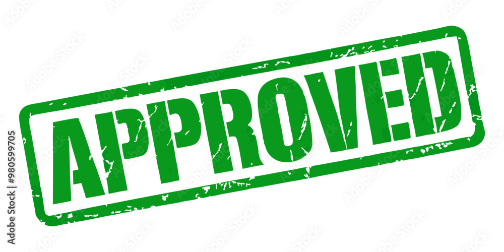 Approved ink stamp. Red Approved stamp isolated on white background ...