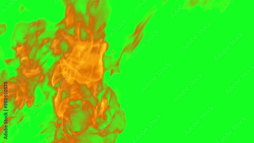 Fire flames that start to burn and covers the surface with fire. Good ...