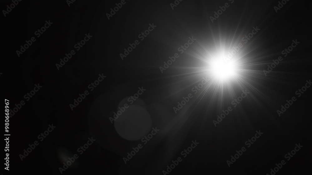 Abstract beautiful rays of light on black background. Overlays, overlay ...
