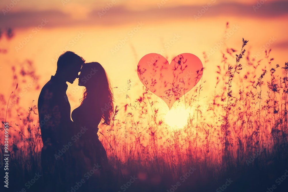 20 Romantic Symbols of Love and Their Meanings Stock Illustration ...