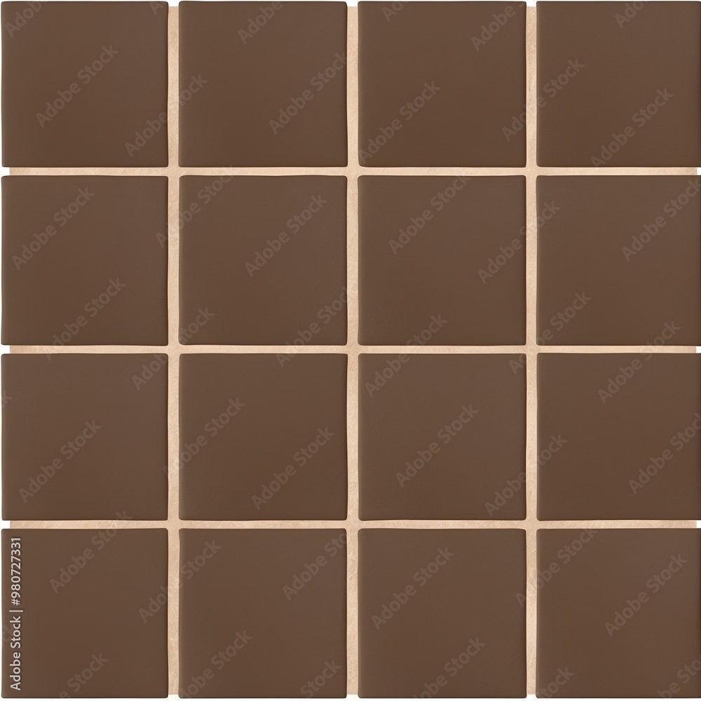 style and type of a tiled wall layout. The subject is a grid of square ...