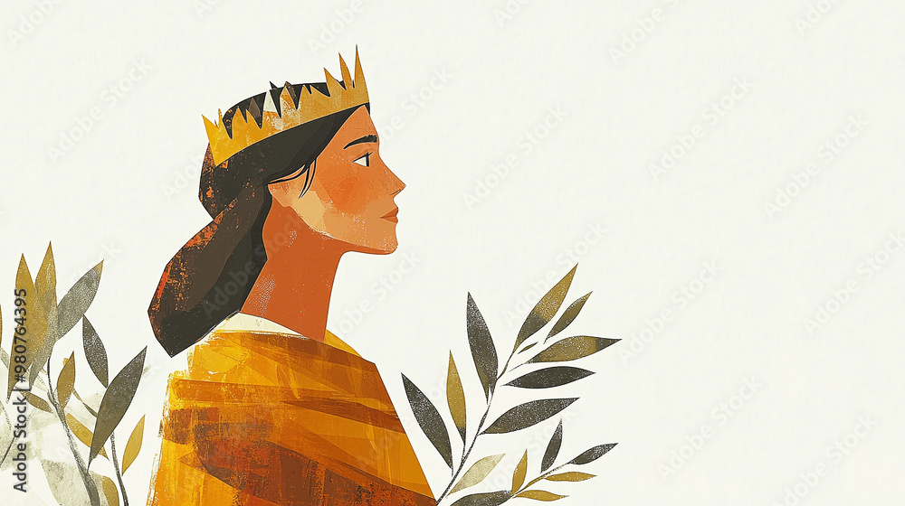 Queen Esther, focusing on the biblical story of Esther from the Old ...