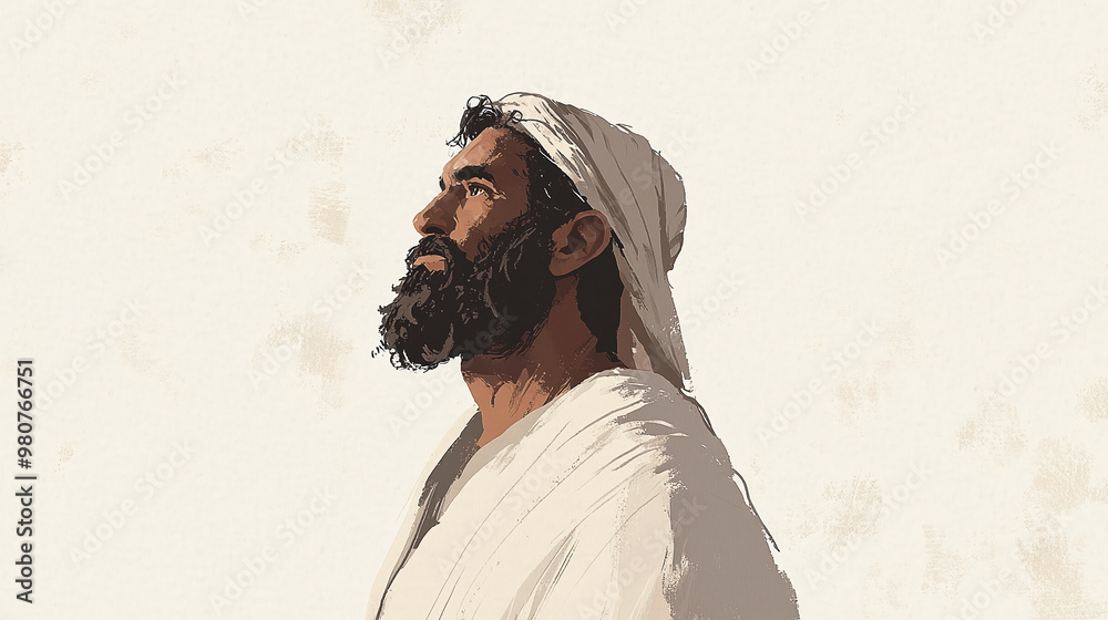 Depicts Melchizedek, a mysterious figure in the Old Testament, known as ...
