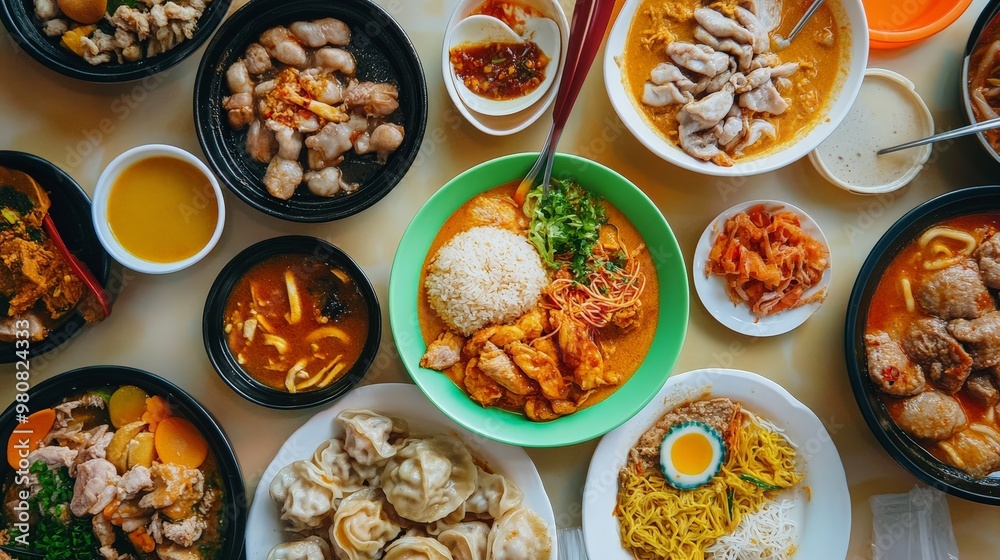 Discover the vibrant food scene at Singapore's hawker centers, where ...