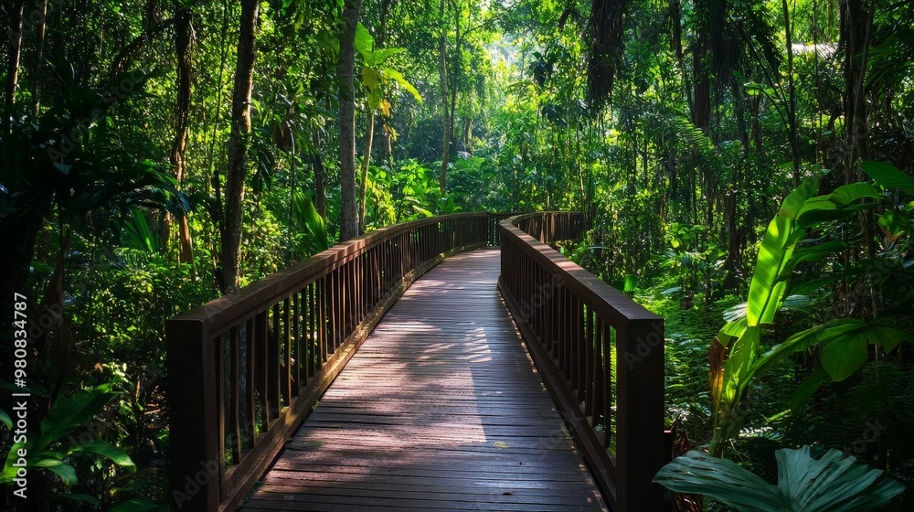 The serene Bukit Timah Nature Reserve in Singapore offers a lush ...
