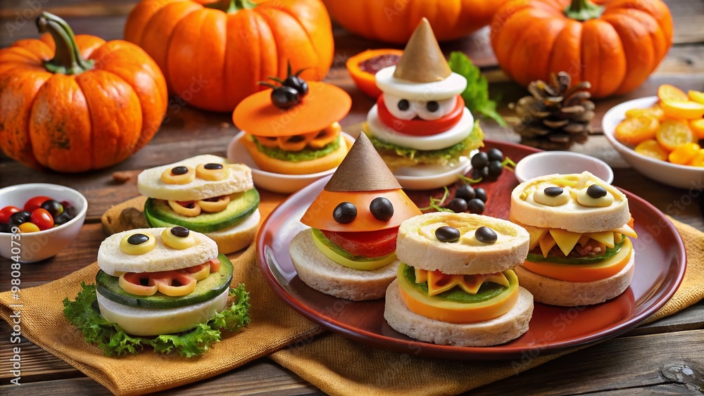 Colorful and creative Halloween-themed food ideas for kids, including ...