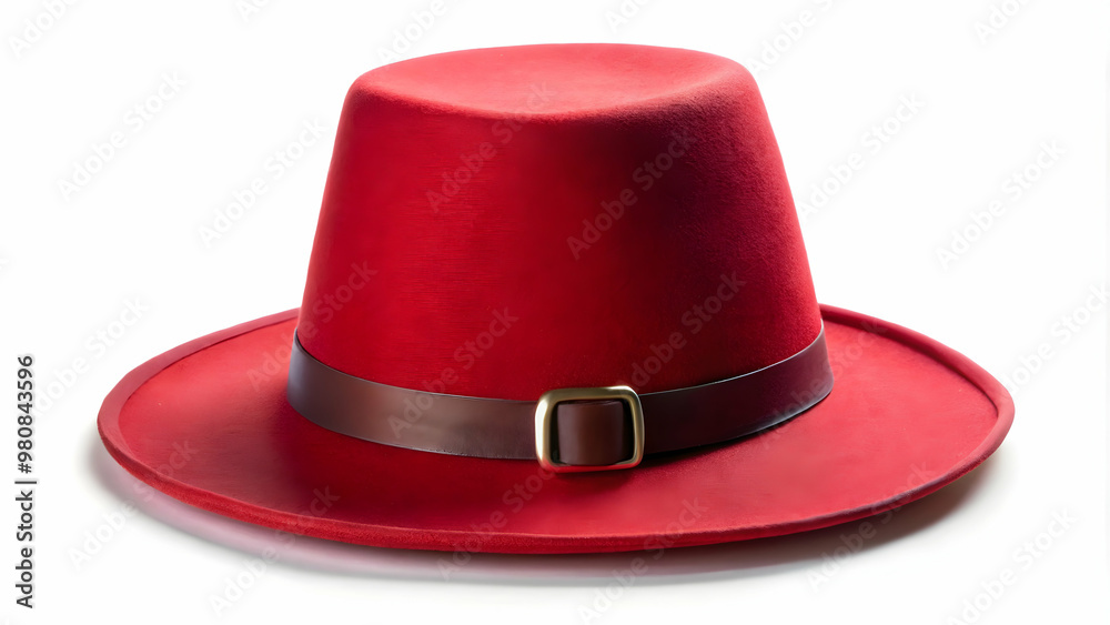 timeless red hat with a classic design, perfect for any occasion. A ...