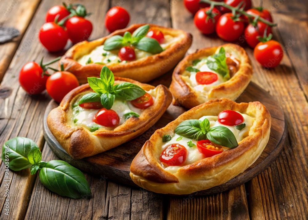 Golden-brown, cheese-filled Italian pastry boats overflow with melted ...