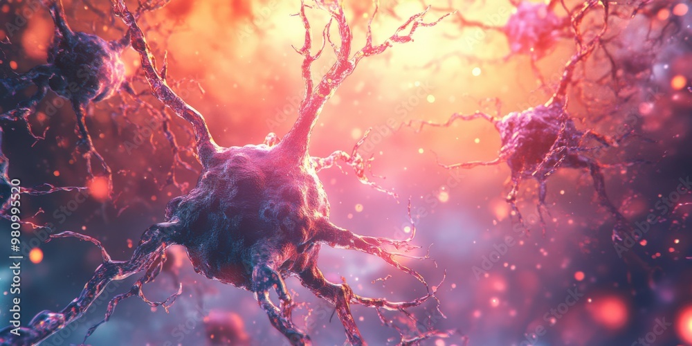 Nerve Cells Activation Three Dimensional Neural Network System In The