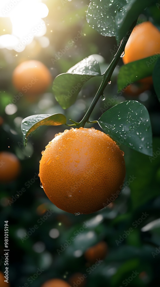 Lifelike high-definition image of ripe Naranjilla fruit revealing its ...