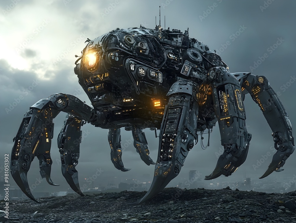 Massive Mechanical Crustacean Inspired Robot with Articulated Limbs and ...