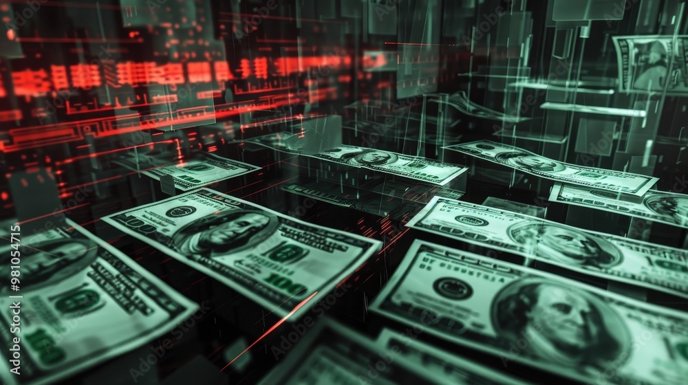 investigative process of tracing laundered money with a detailed visual ...