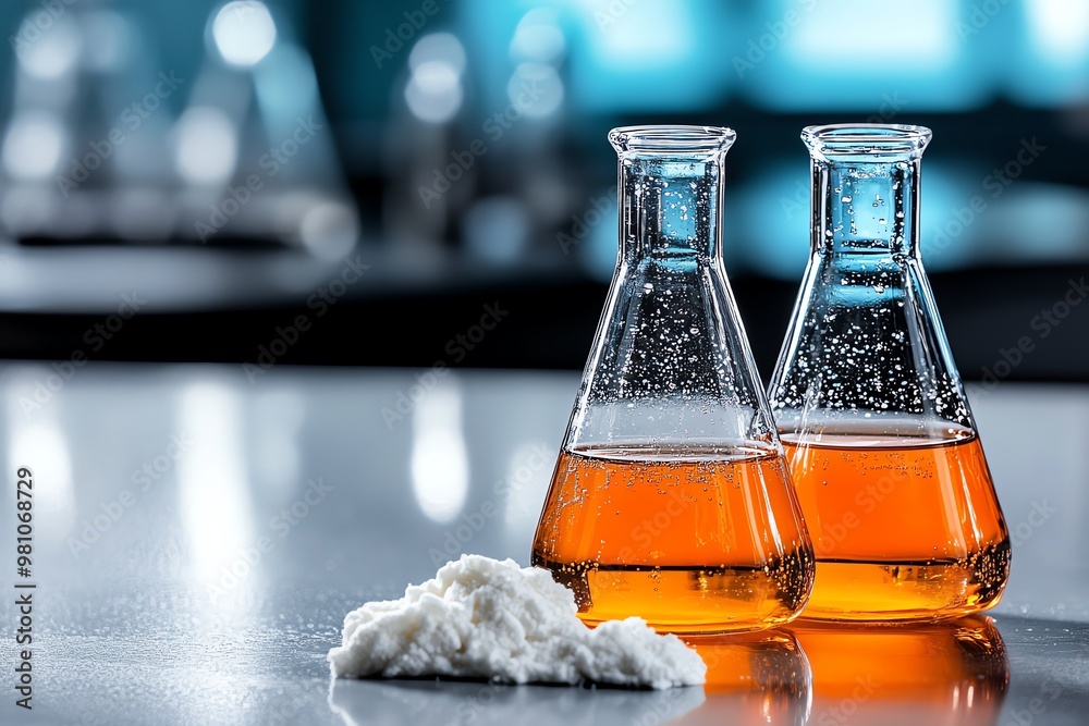 Acid and base reactions demonstrated in school labs with baking soda ...