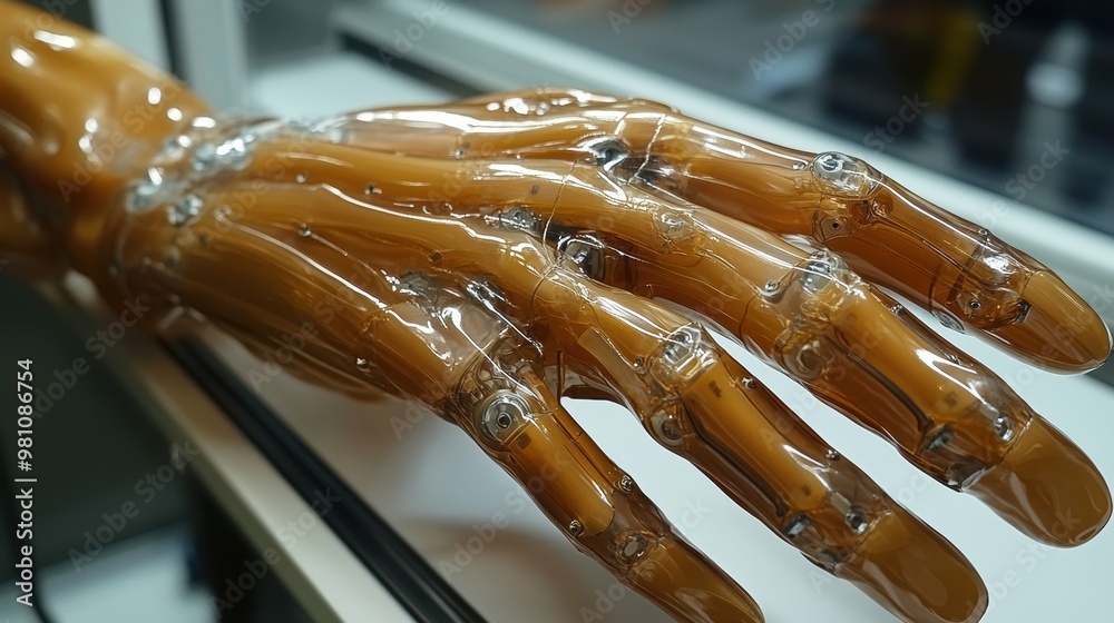 Poster Advanced prosthetic limb seamlessly integrating with human ...