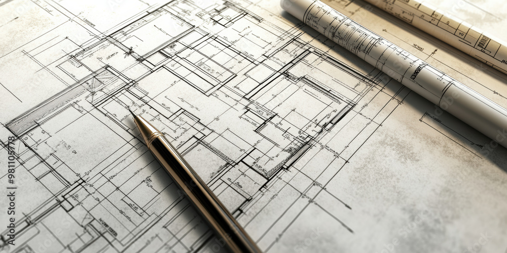 Architectural plans and blueprints are essential for construction ...