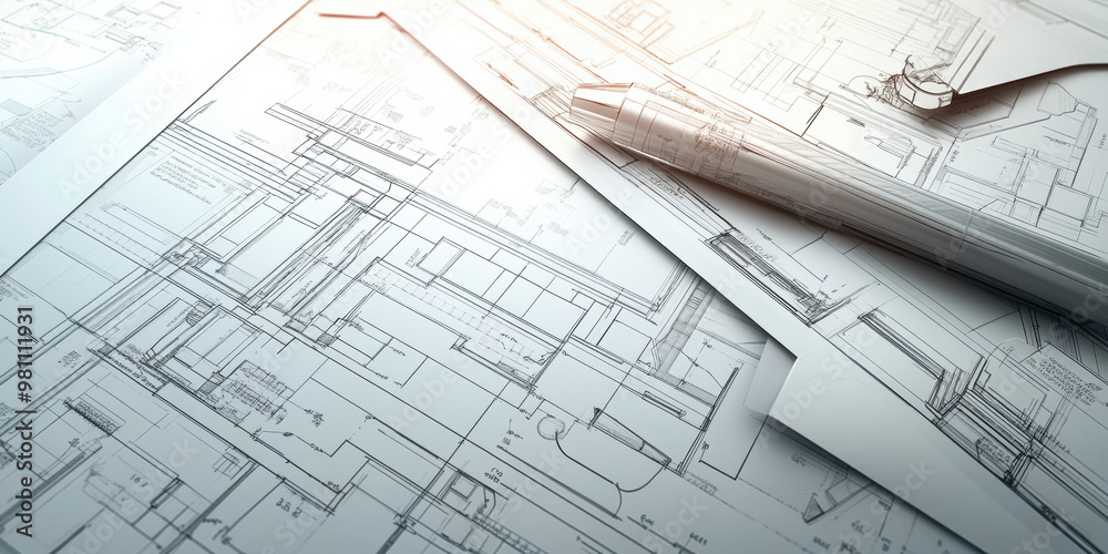 Blueprints and engineering drawings showcase intricate designs and ...