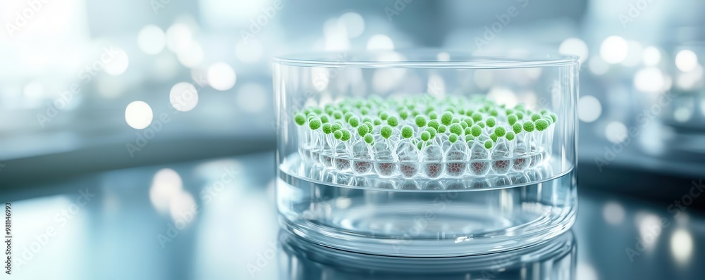 Liquidfilled bioreactor with human tissues growing inside, with dynamic ...